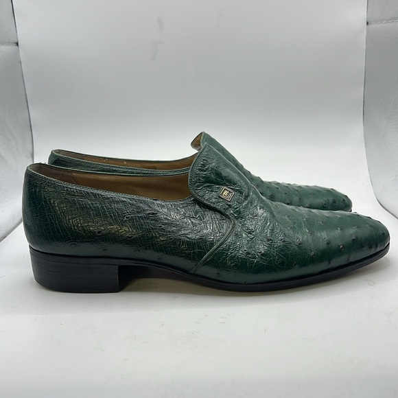 Mauri | Shoes | Mauri Slip On Made In Italy Shoes Loafers Dress Green ...